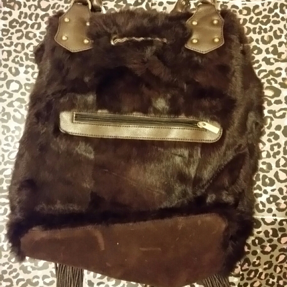 Mitchie's Matching's | Bags | Rare Vintage Rabbit Suede Leather Purse ...